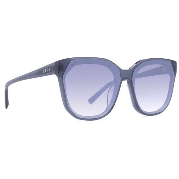 Diff Eyewear | Accessories | Diff Gia Sunglasses Hazy Sapphire Grey ...